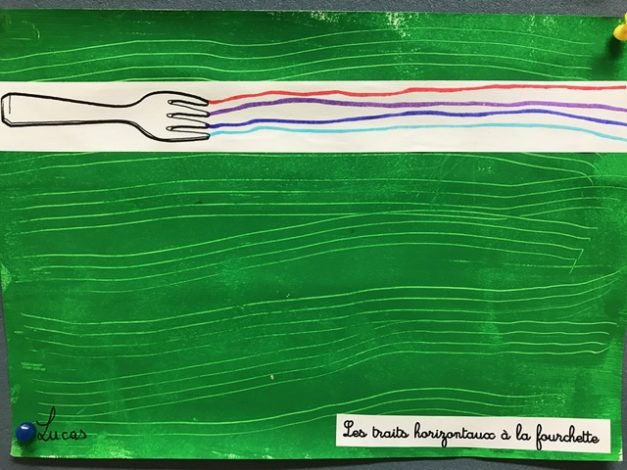 Les traits horizontaux à la fourchette | Ecole Saint Vincent de Paul ...