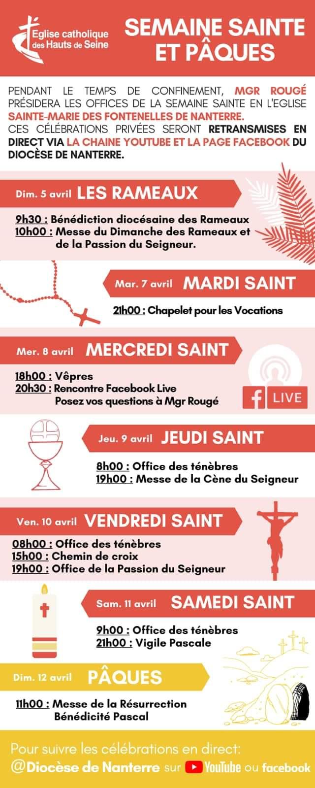 Vivre la Semaine Sainte et Pâques malgré le confinement ! | Ecole Saint ...